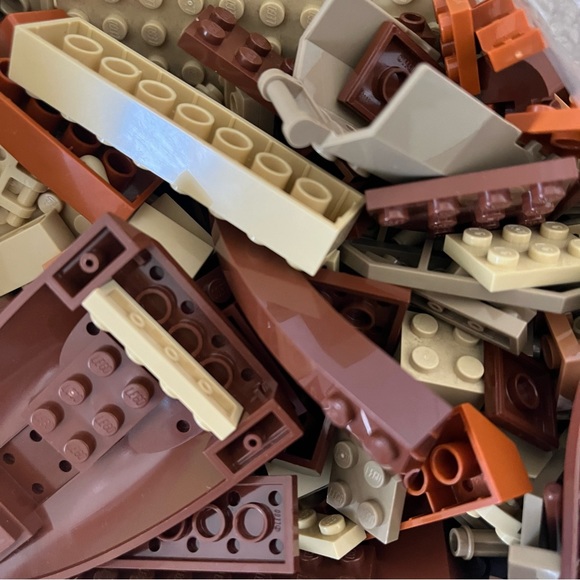 Lego | Toys | Lego Assorted Brown Tan Lego Bricks Pieces And Parts Lb ...